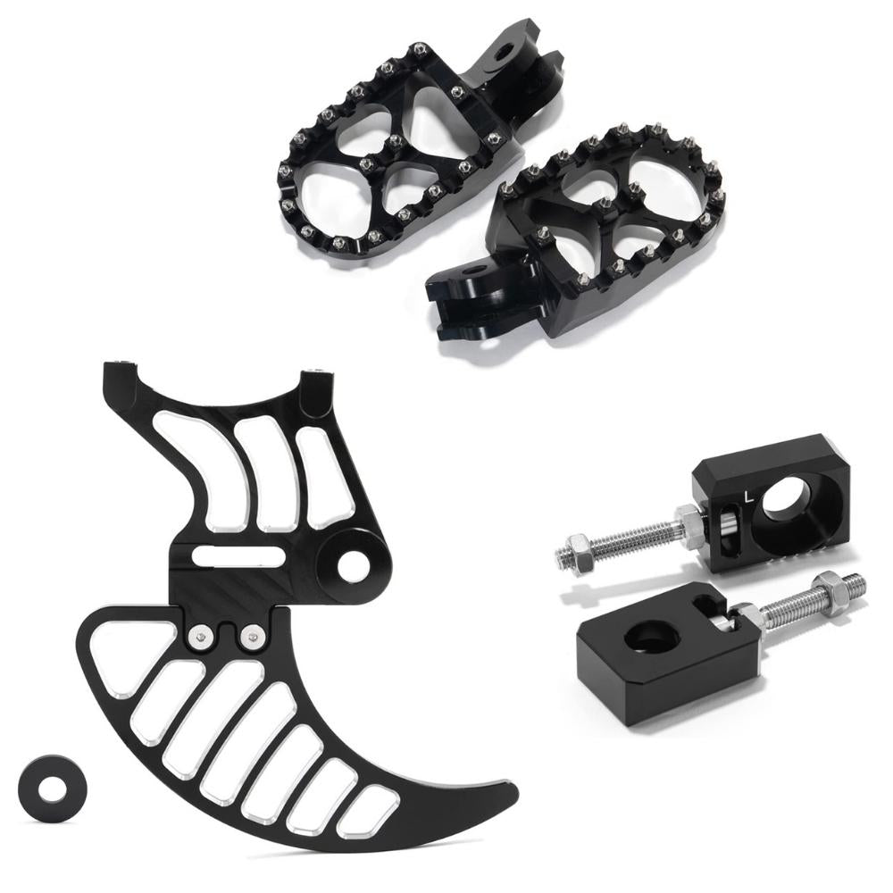 SET Disc Cover/Footpegs/Chain Tensioner - VOLAR SPORT – E-VOLVENDO